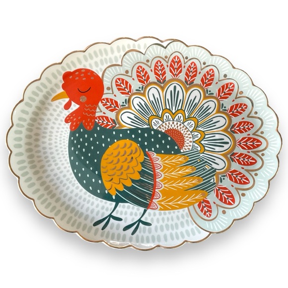 Eaton Fine Dining | Dining | Eaton Serving Platter Large Ceramic Gold ...
